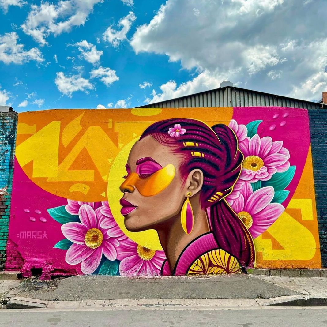 Mural by Street Artist Mars in Johannesburg, South Africa | STREET ART ...
