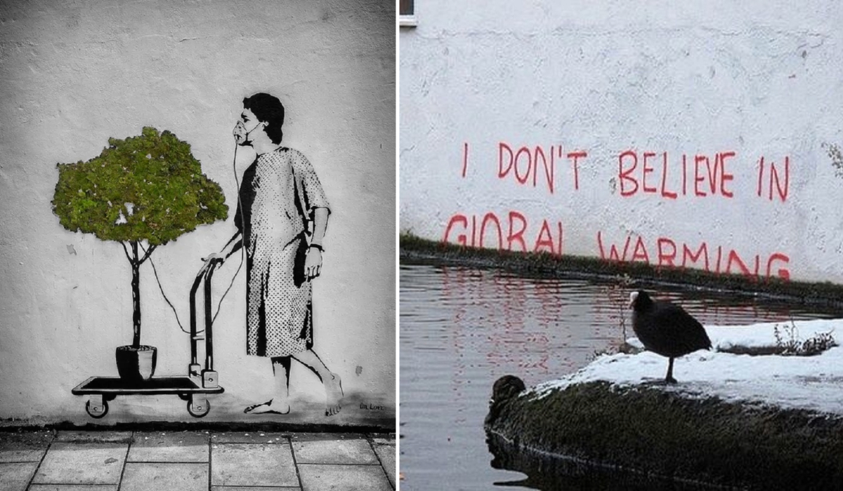Climate Change Addressed Through Street Art (16 Powerful Images ...