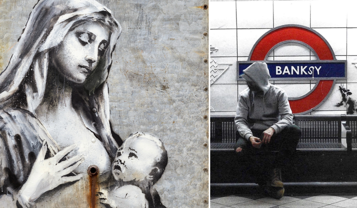 Banksy’s New Artwork: A Modern Madonna and Child - STREET ART UTOPIA
