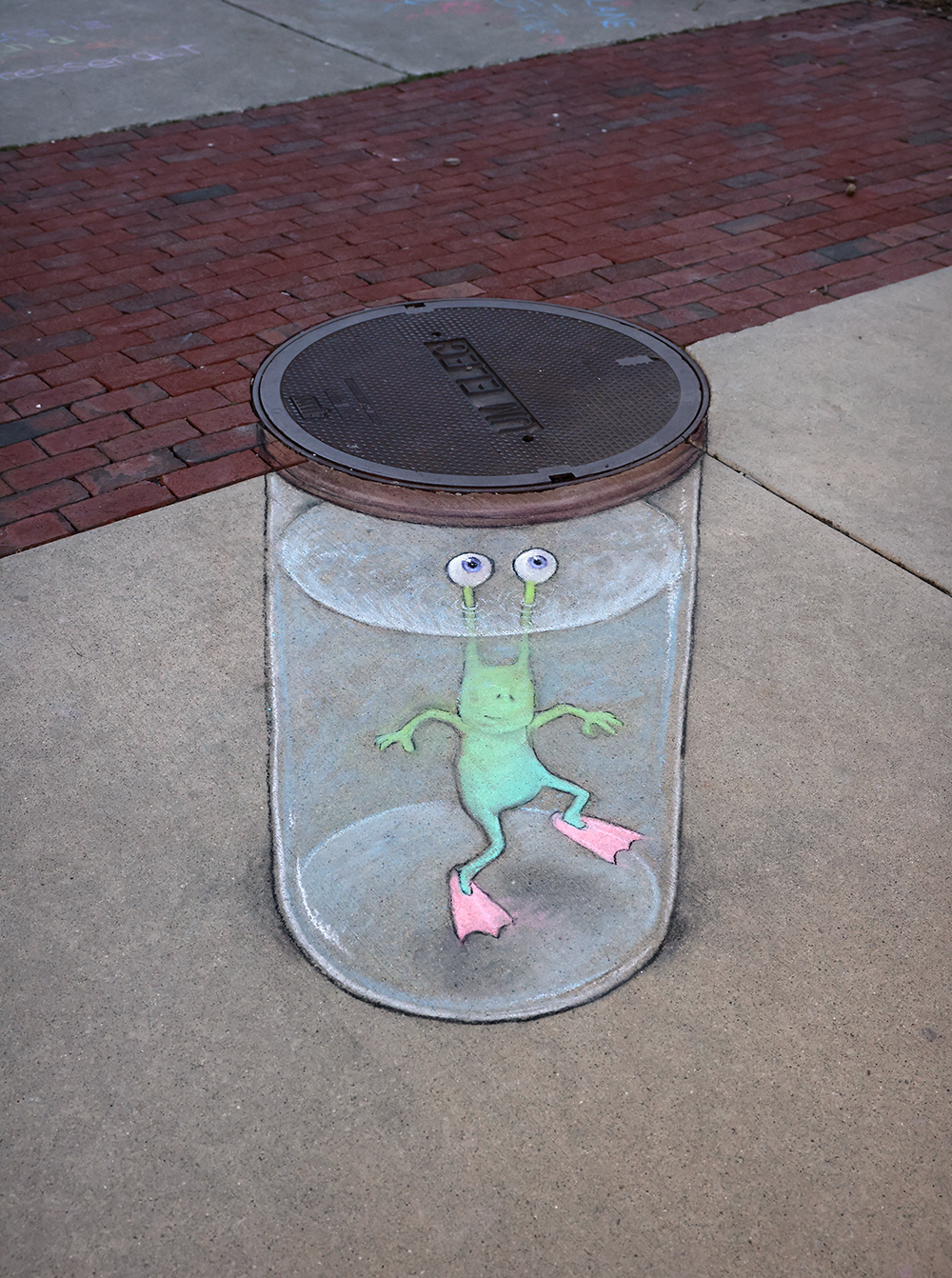 Happy Art by David Zinn! (16 Photos) - STREET ART UTOPIA