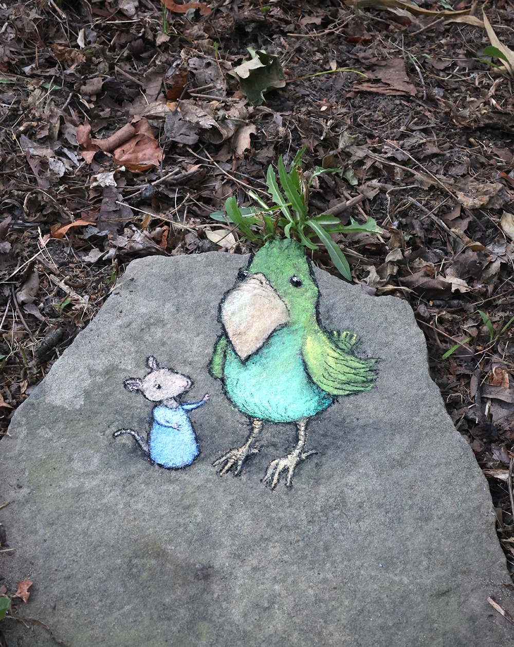 Made You Smile (12 Photos of Art by David Zinn) - STREET ART UTOPIA
