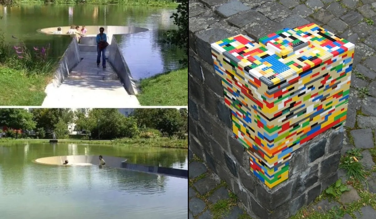 Why is there a bench inside the lake? 9 times designers outsmarted the ...