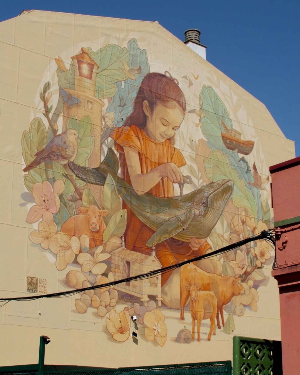 Beautiful Wildlife Murals by Alegria del Prado (9 Photos) - STREET ART UTOPIA