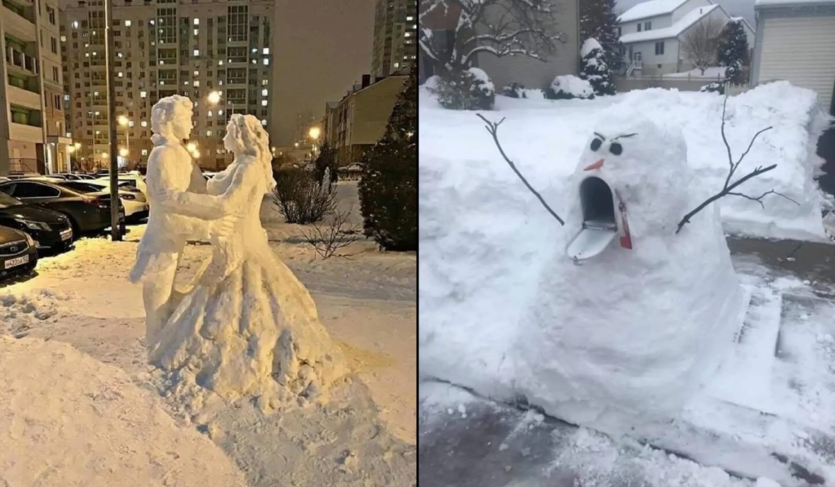Fun With Snow Sculptures (10 Photos) - STREET ART UTOPIA