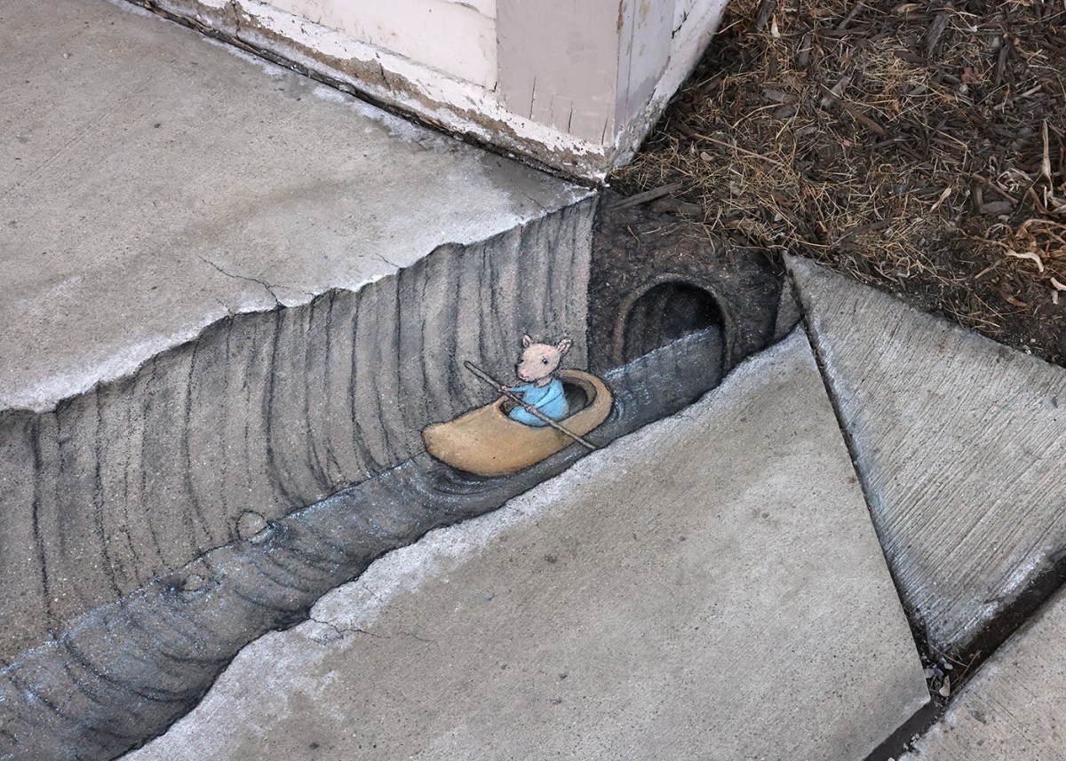 They Look Alive (19 Photos Of Art by David Zinn) - STREET ART UTOPIA